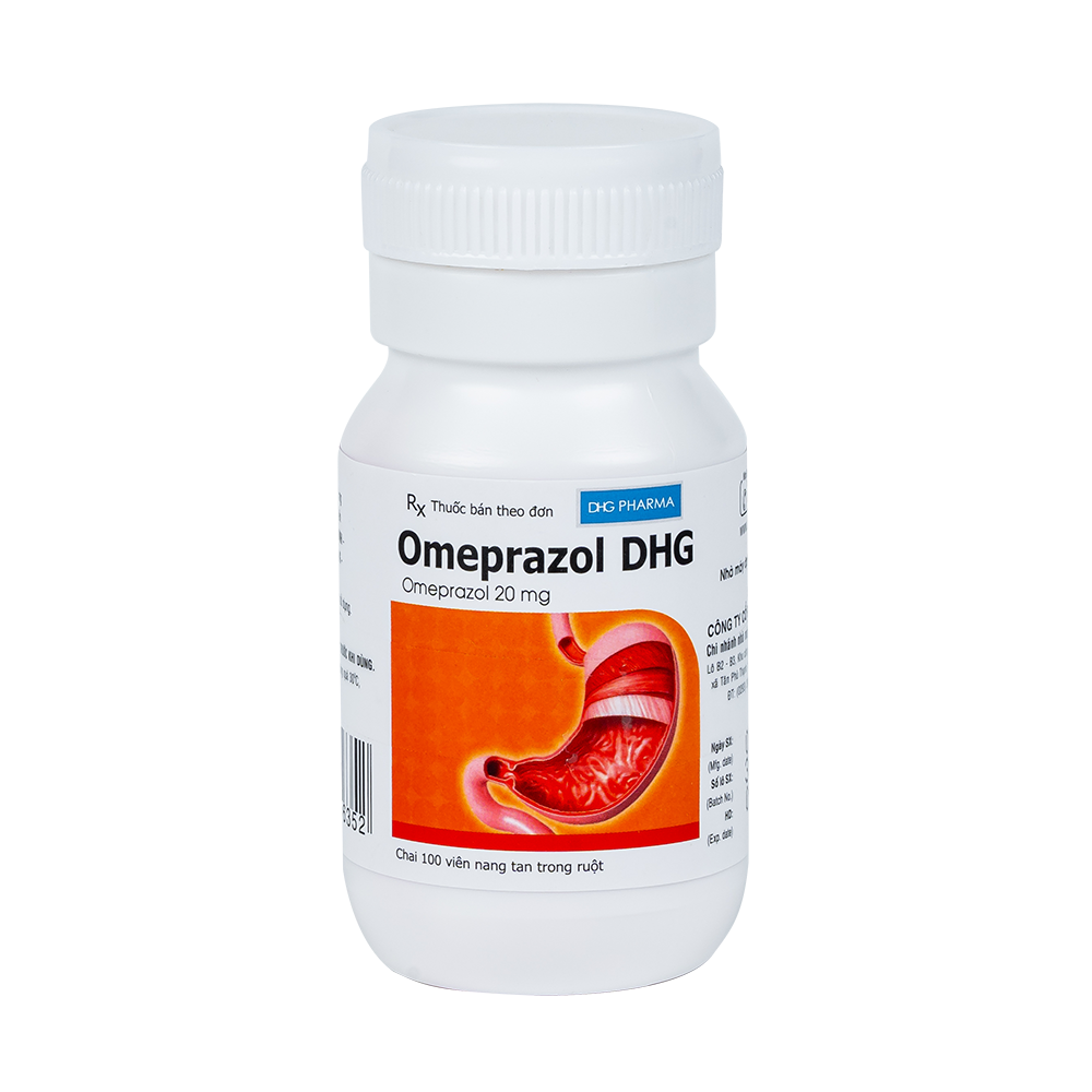 Omeprazol DHG ch/100 t/18000 | CEVPharma GHCH Kim cương - Vimedimex